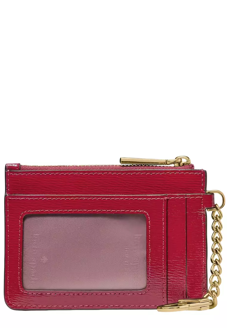 Buy Kate Spade Key Ring Card Holder - Red Jam KN868 2026 Online | ZALORA