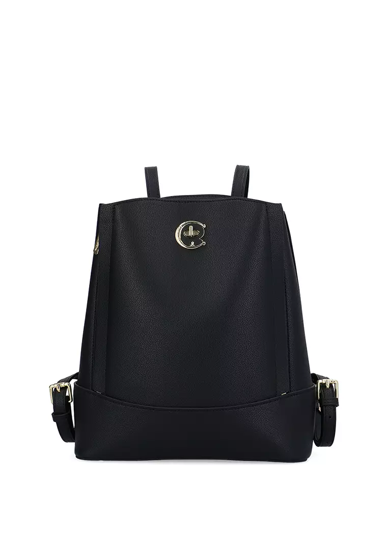 Buy Carlo Rino CR Serena Backpack - Black Online | ZALORA Malaysia