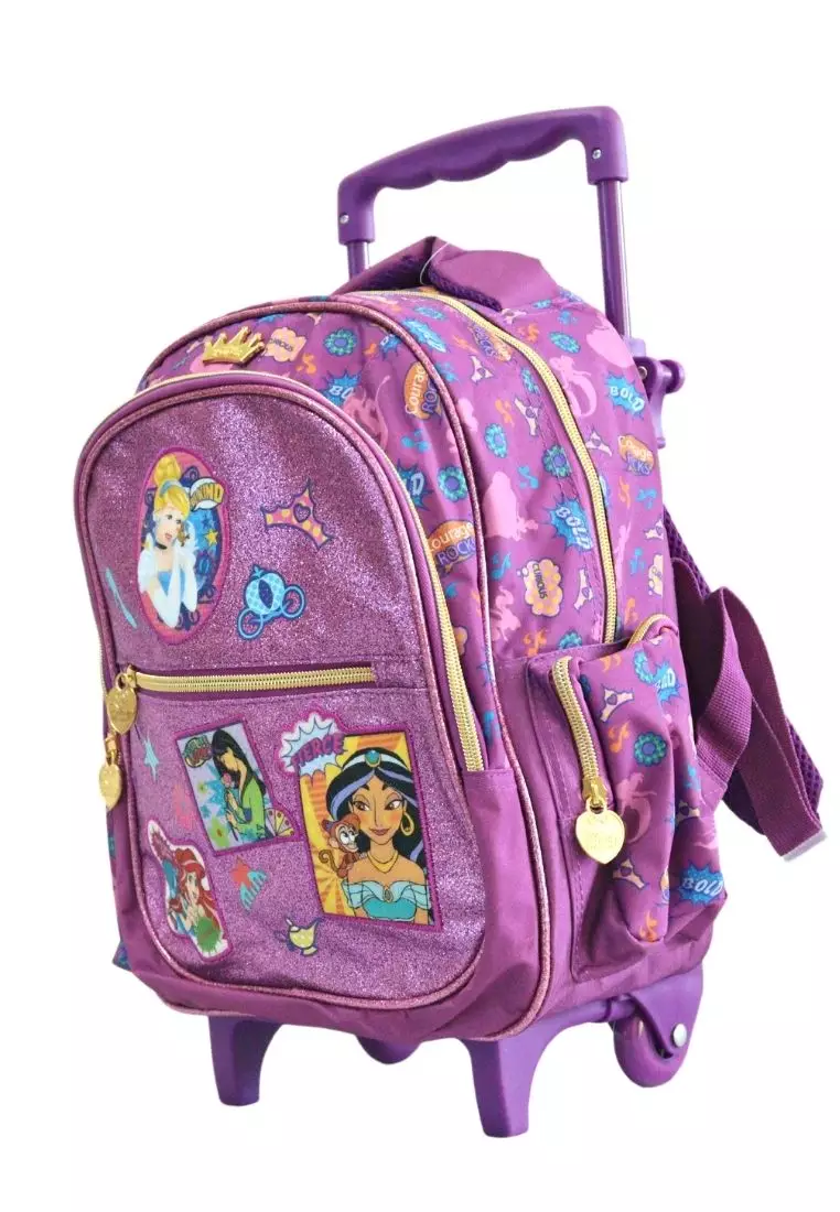 Buy Disney Princess Glitter Backpack Trolley 2025 Online | ZALORA ...