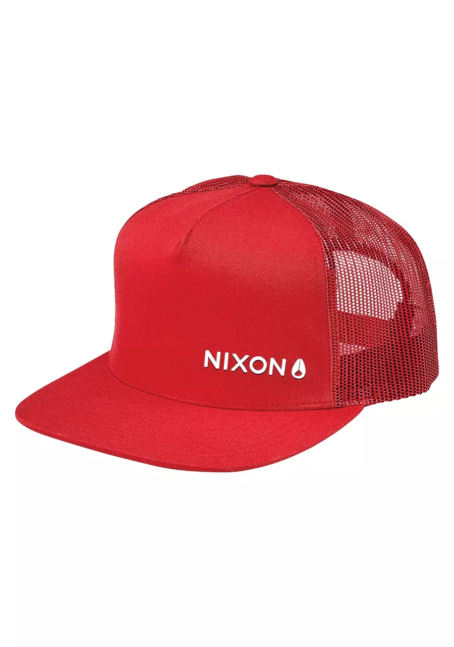 Jual NIXON LOCKUP TRUCKER HAT RED Original 2025 | ZALORA Indonesia
