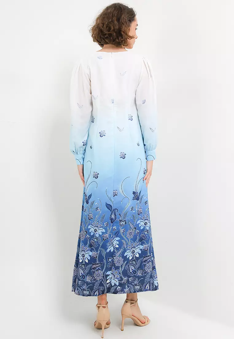 Jual Rianty Batik Gamis Atasan Batik Wanita Muslim Madelief Original ...