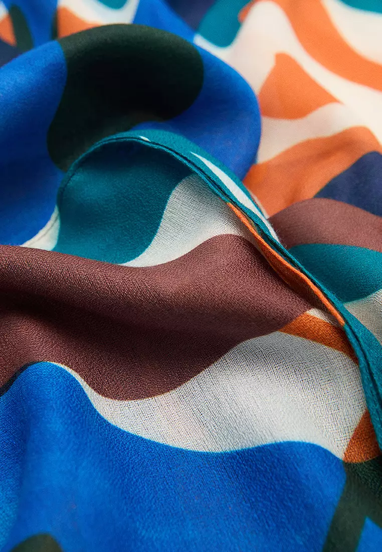 Buy Mango Printed Scarf 2024 Online | ZALORA Philippines