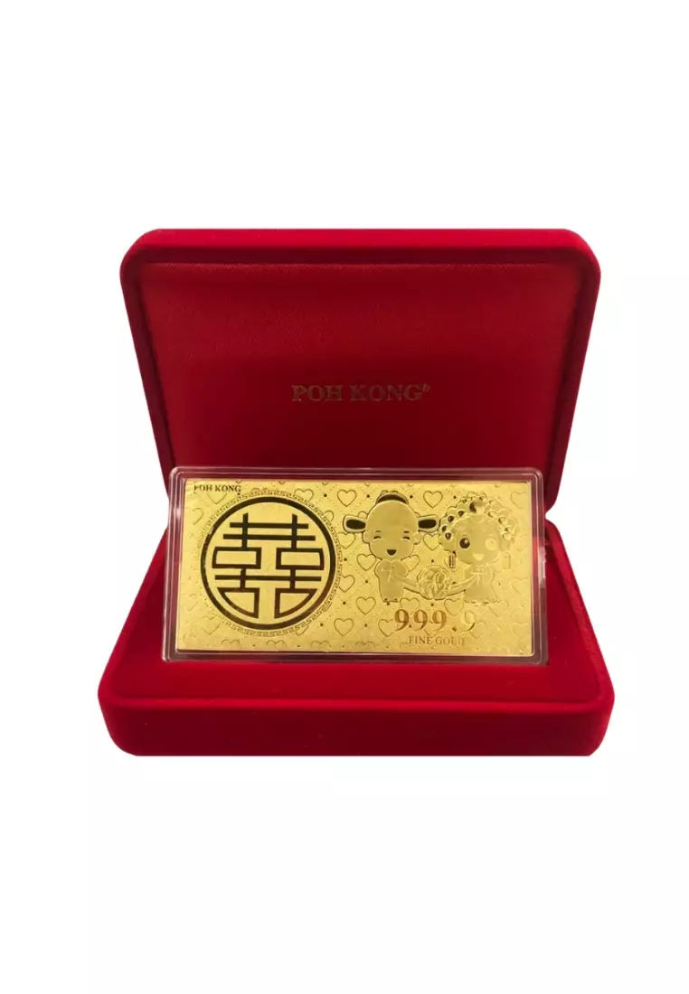 Poh Kong POH KONG 999/24K Pure Gold Happy Wedding Gold Note 2025 | Buy ...