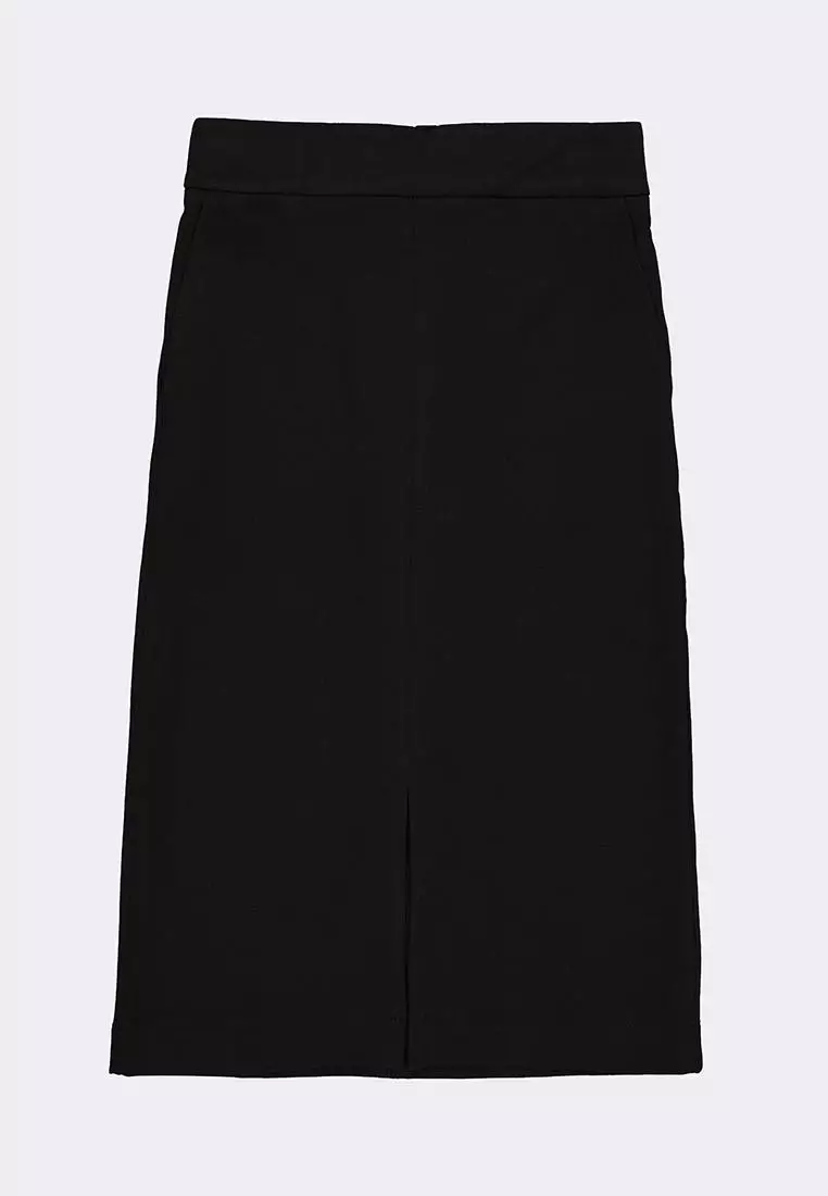 Buy BENCH Women's Pencil Skirt with Front Slit 2024 Online | ZALORA ...