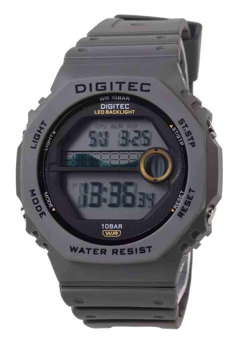 Jual Digitec Digitec Jam Tangan Digital Pria - Grey Resin Strap - DG ...