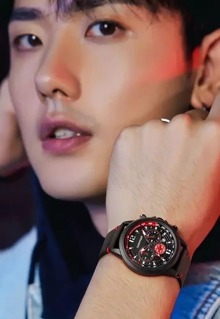 Buy Mark Fairwhale Unisex Stainless Steel Chronograph Quartz Watch ...