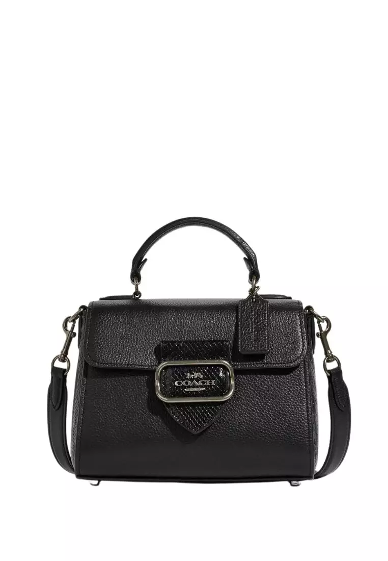 Jual Coach Morgan Top Handle Satchel Black Multi Original 2025 | ZALORA Indonesia