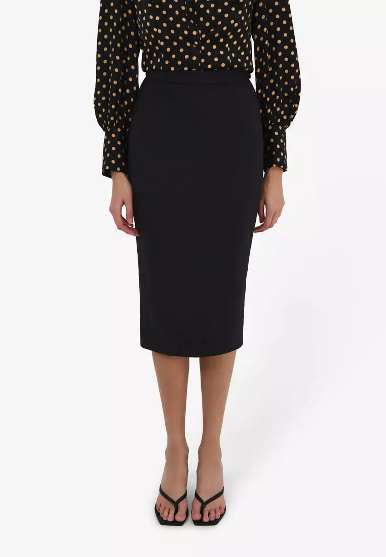Buy FORCAST Safira Midi Pencil Skirt 2026 Online | ZALORA