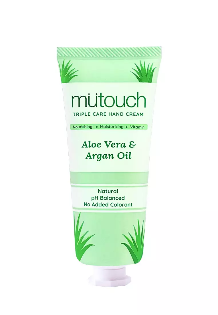 Jual MUTOUCH MuTouch Triple Care Hand Cream Aloe Vera & Argan Oil 60gr ...