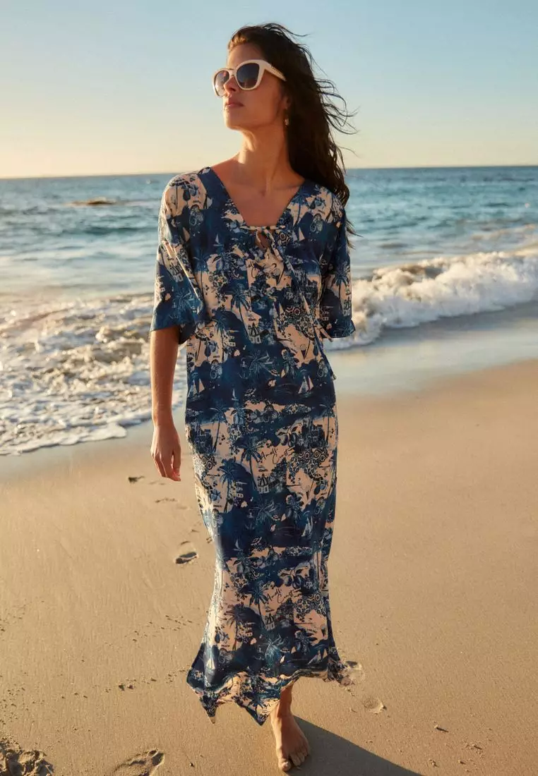 Buy NEXT Summer Maxi Kaftan Dress 2025 Online | ZALORA
