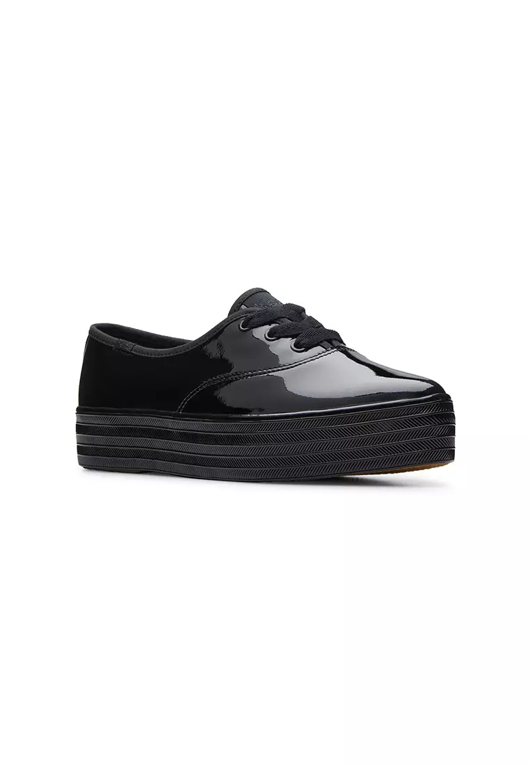 Buy Keds Womens' Point Patent Leather Black (WH68176) 2026 Online ...