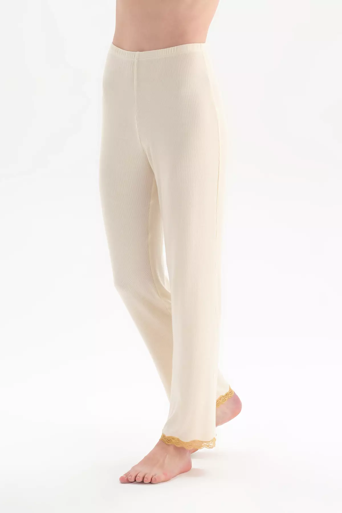 Buy DAGİ Beige Pyjama Set, Double-Breasted, Regular Fit, Long Sleeve ...