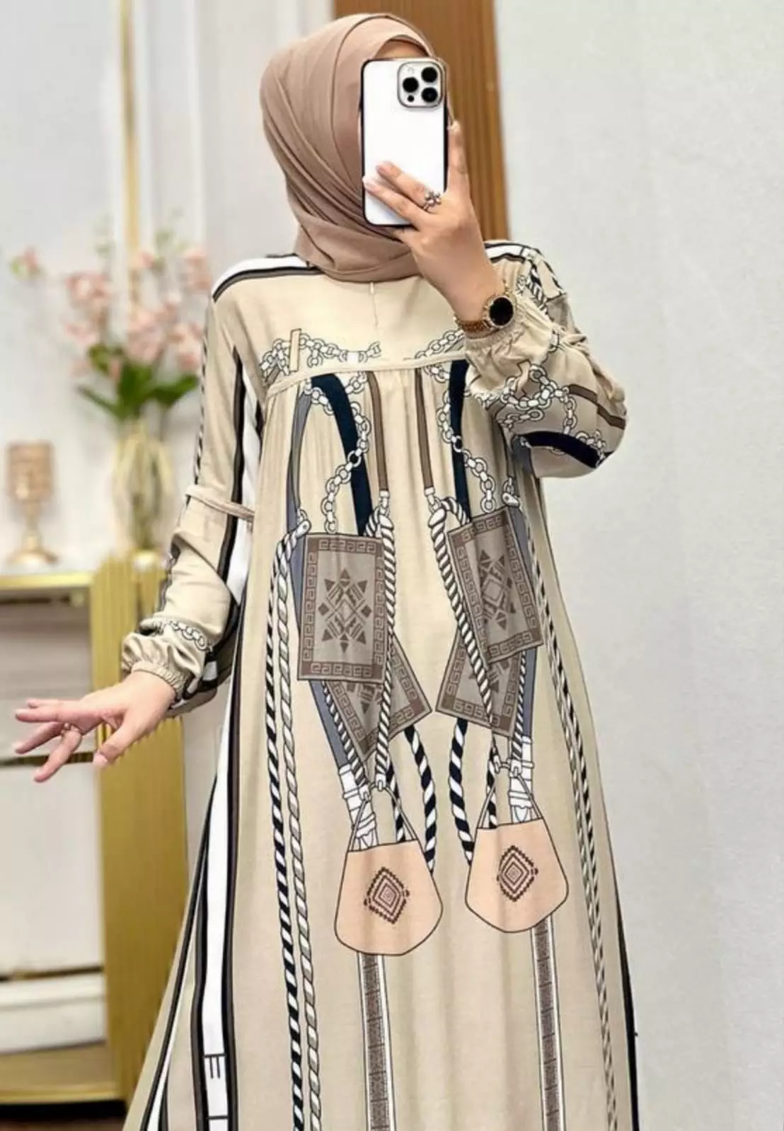 Jual Elegant Batik Dress Avhina Coksu | Long Dress | Gamis Modern ...