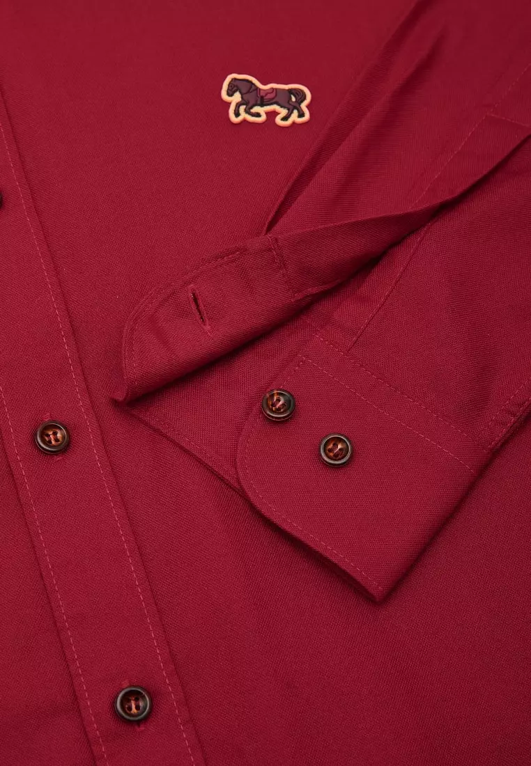 Buy G2000 G2000 Wrinkle Free Oxford Smart Fit Casual Shirt with Logo ...