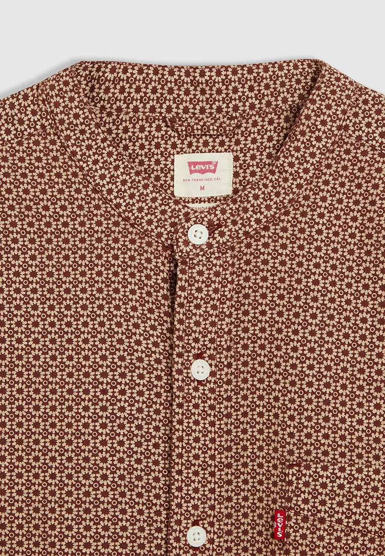 Buy Levi's Men's Short-Sleeve Banded Collar Shirt 69891-0019 2025 ...