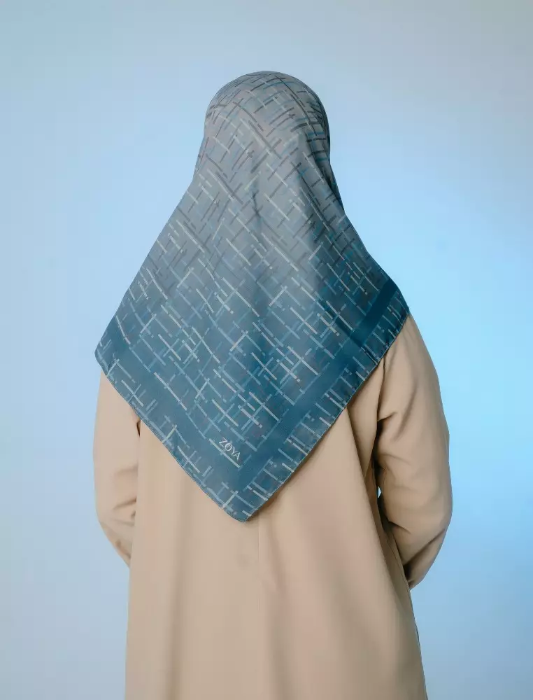 Jual ZOYA CAPELLA Scarf Dark Green - Kerudung Hijab Segiempat Motif ...