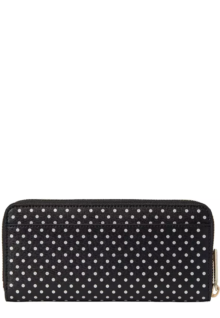 Buy Kate Spade Kate Spade Spencer Metallic Dot Slim Continental Wallet ...