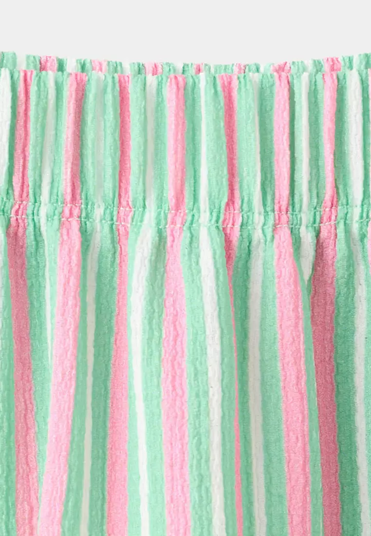 Jual MANGO KIDS Striped Flounce Skirt Original 2026 | ZALORA Indonesia