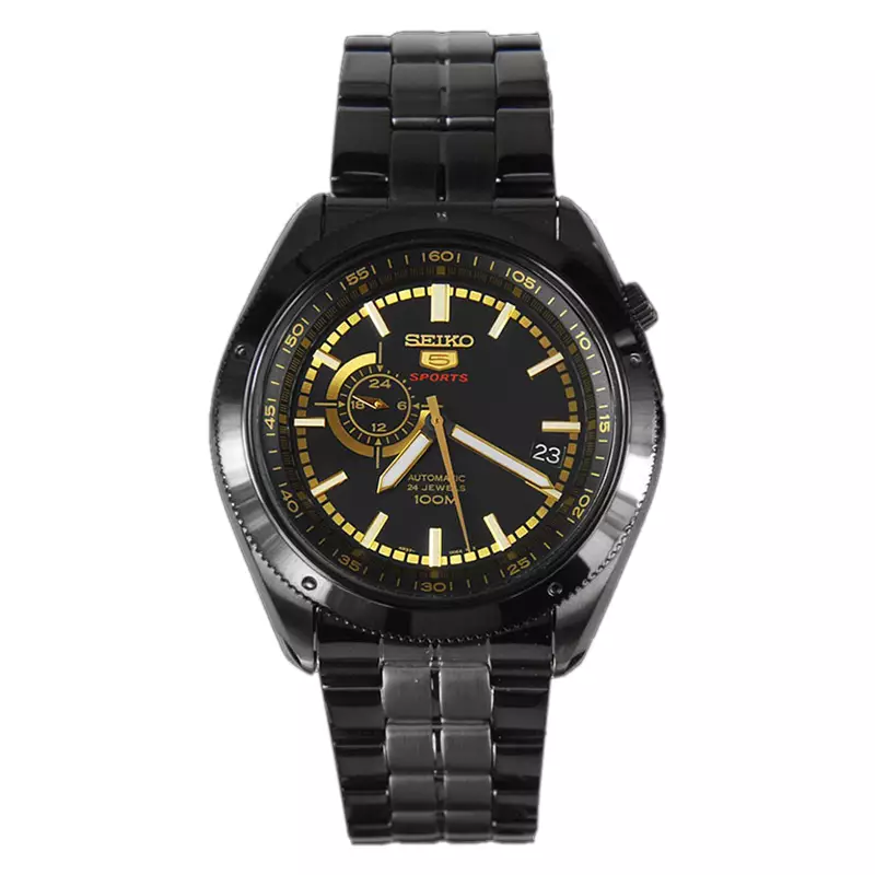 Jual Seiko Jam Tangan Pria Seiko 5 Sports SSA071K1 Automatic Black Dial ...