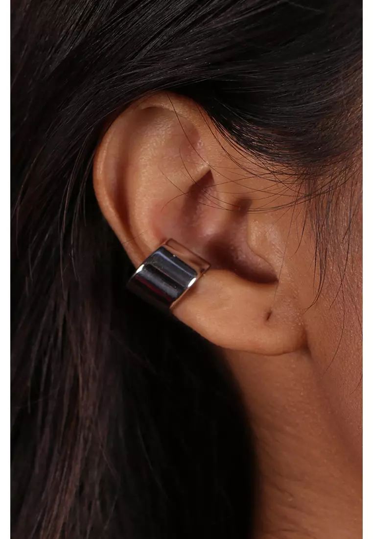 Buy Foundry Sterling Silver Bold Ear Cuff 2025 Online | ZALORA Philippines