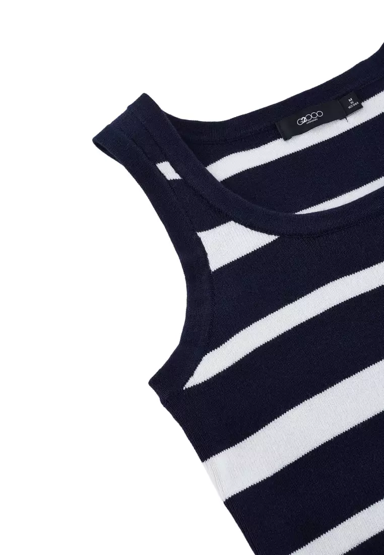 Buy G2000 G2000 Stripe Sweater Tank 2026 Online | ZALORA
