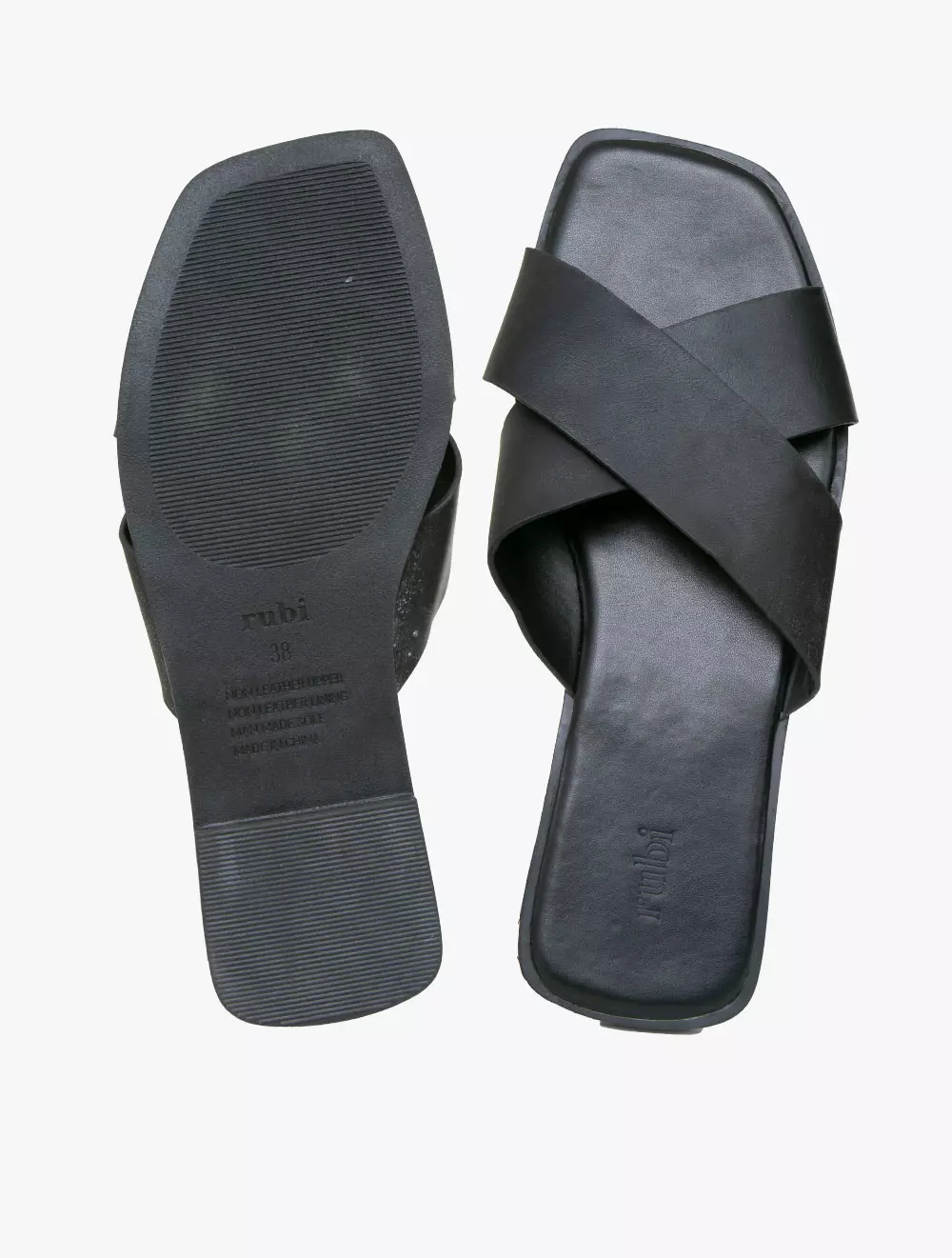 Jual Rubi Rubi - Sepatu Wanita - Cloverly Crossover Slide - Black ...