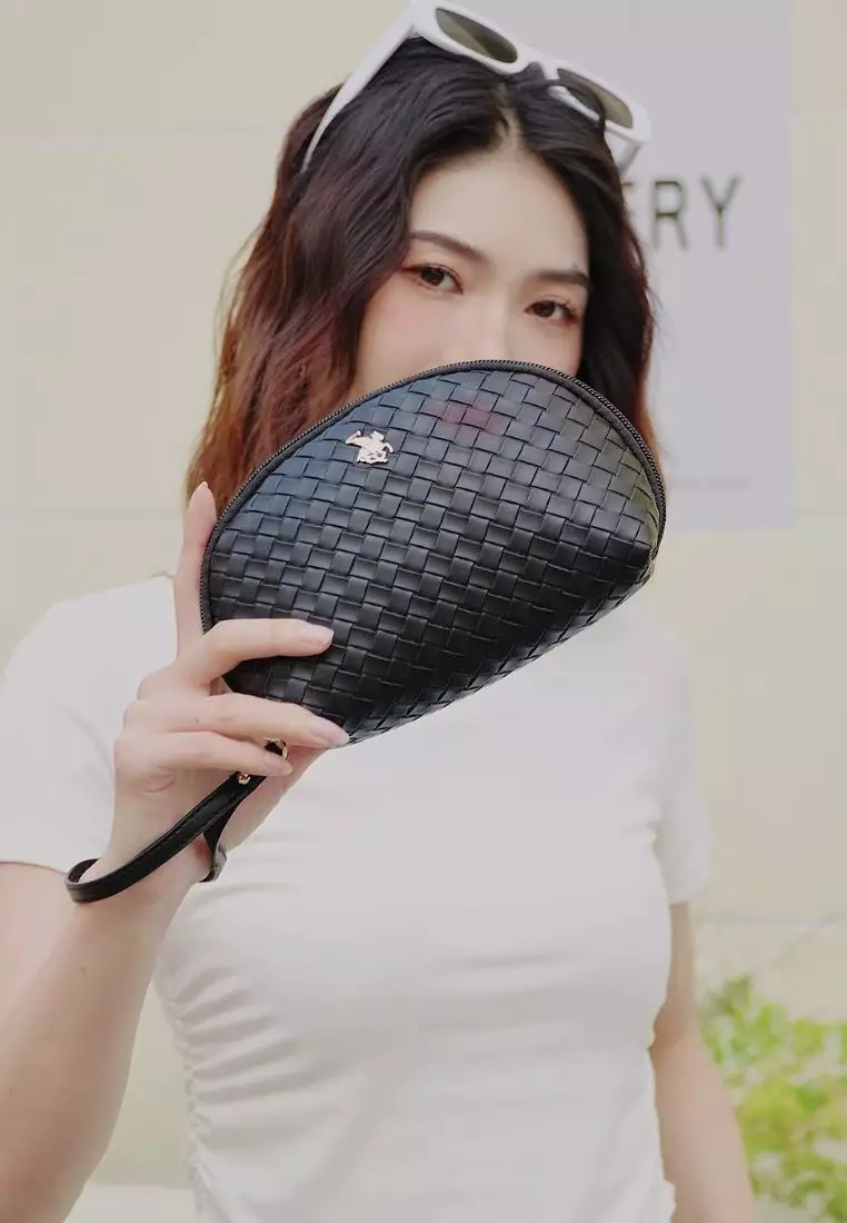 Jual Swiss Polo Women's Pouch - Black Original 2025 | ZALORA Indonesia