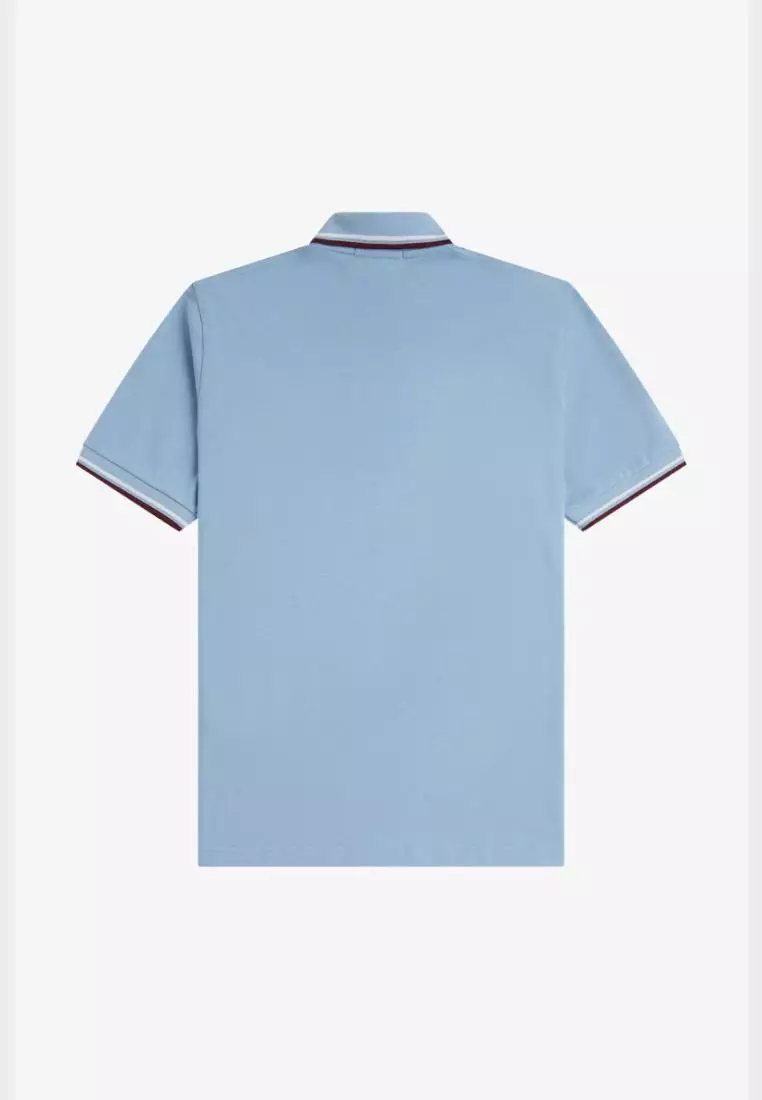 Buy Fred Perry Fred Perry M12 Twin Tipped Fred Perry Shirt (Sky) 2026 ...
