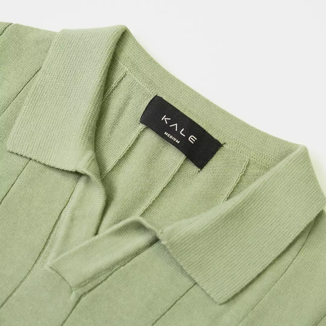 Jual Kale Clothing Kale Xander Green / Polo Shirt rajut premium ...