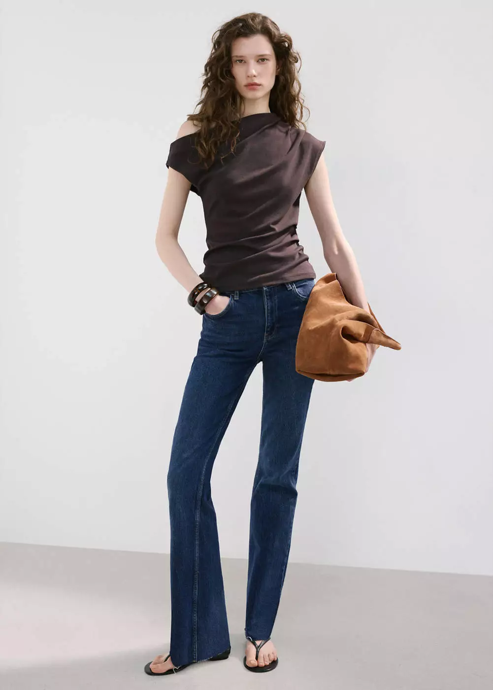 Jual Mango Jeans mid-rise flare Fiona Original 2025 | ZALORA Indonesia