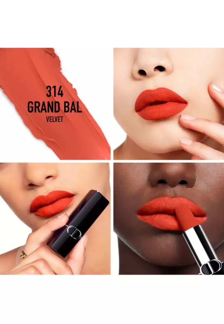 Buy DIOR Dior Rouge Lipstick 314 Grand Bal Velvet Finish Online ...