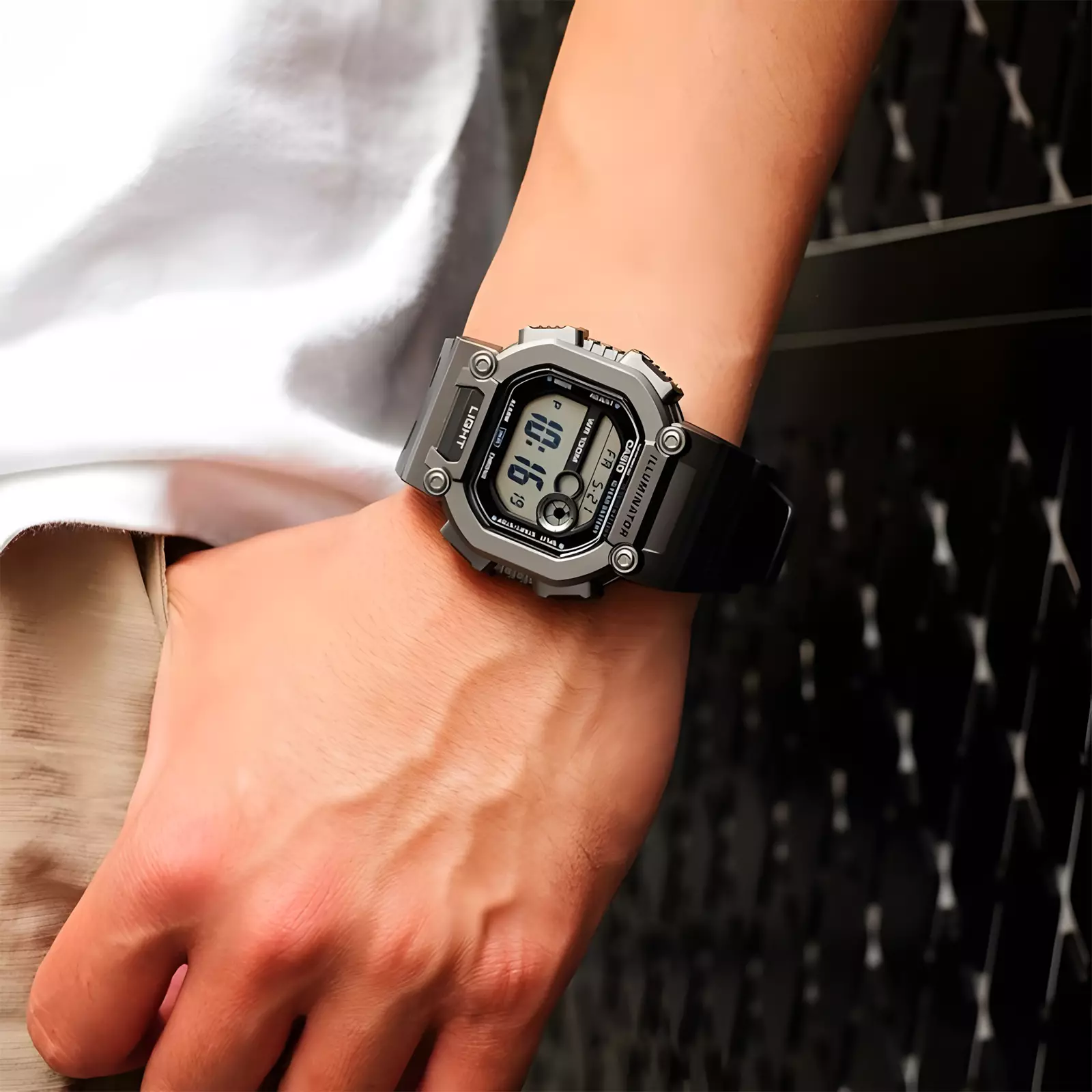 Jual Casio Casio Illuminator - Jam Tangan Digital Pria - Black Grey ...