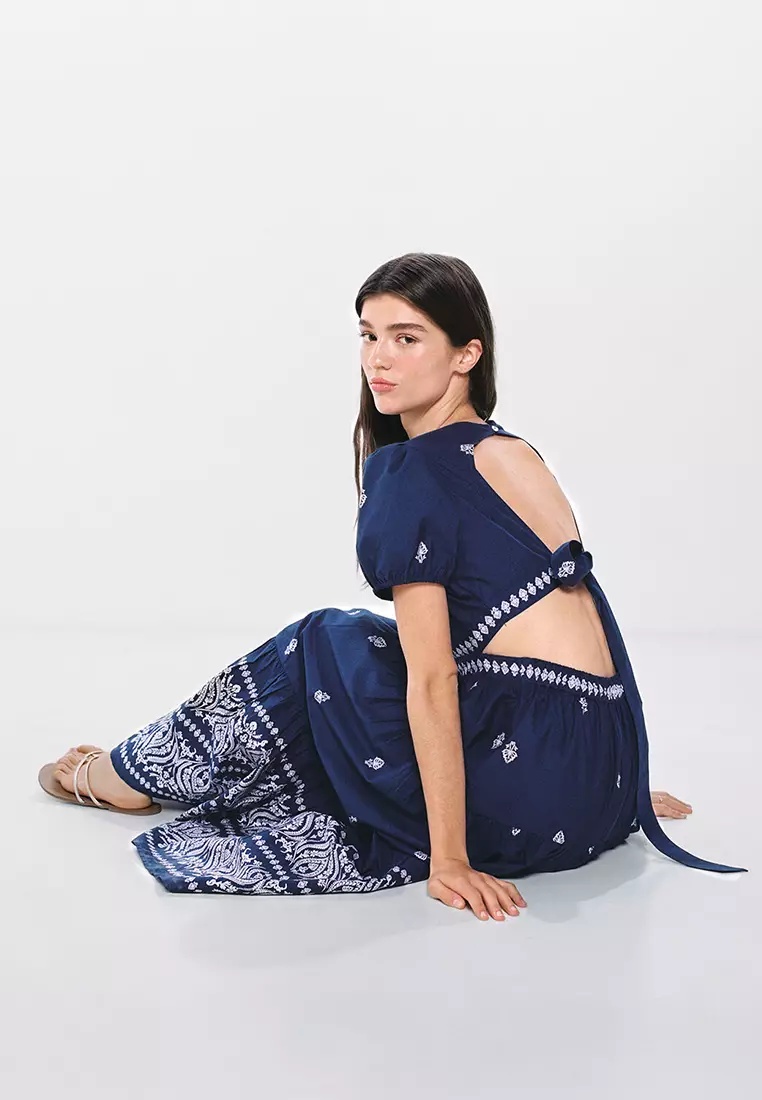 Buy Springfield Midi Dress With Side Slits 2025 Online | ZALORA Philippines