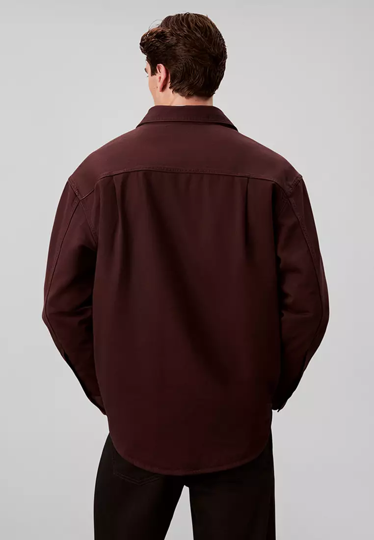 Buy Calvin Klein 90S Padded Java Overshirt - Calvin Klein Jeans 2025 ...