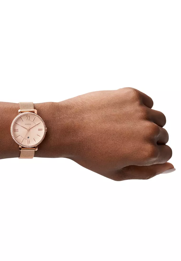 Buy Fossil Fossil Jacqueline Rose Gold Watch ES4628 2025 Online | ZALORA