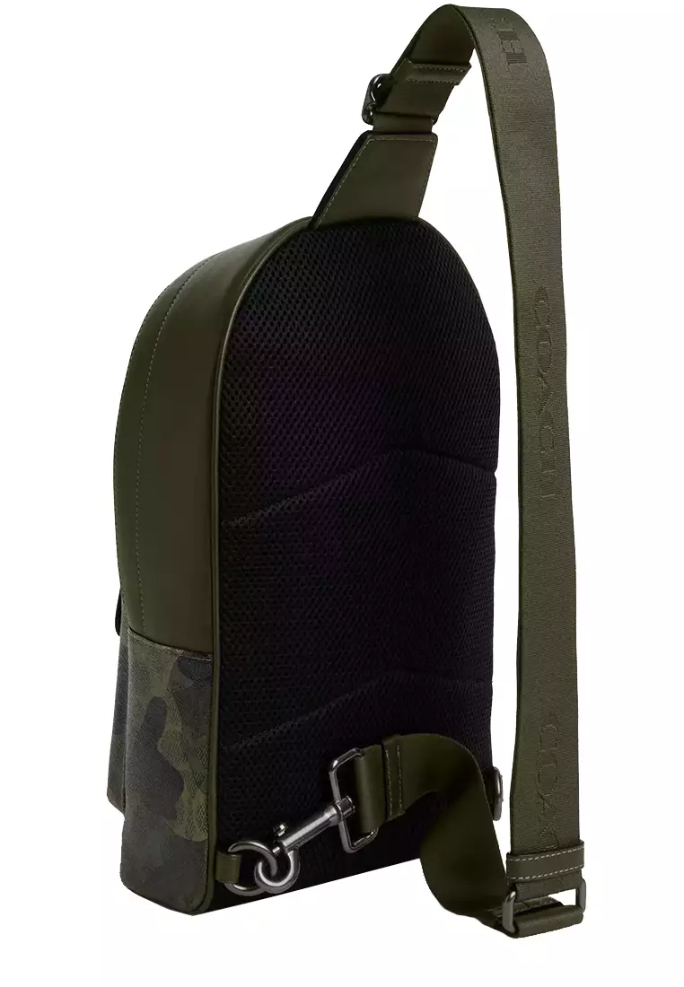 Buy Coach West Pack Bag In Signature Camo Print in Dark Shamrock Multi ...