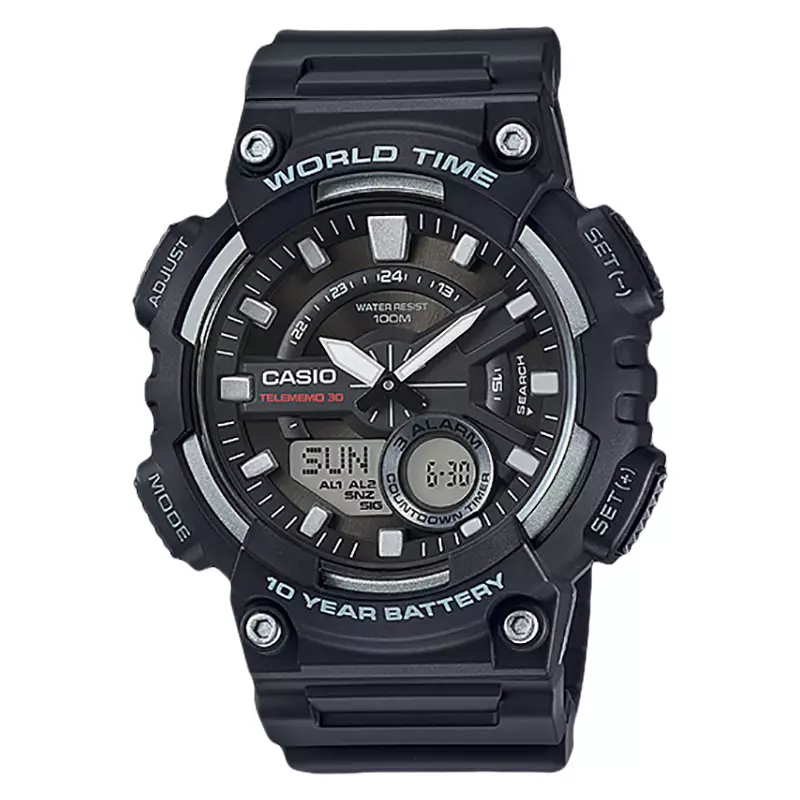 Jual CASIO Jam Tangan Pria Casio General AEQ-110W-1AVDF Water Resistant ...