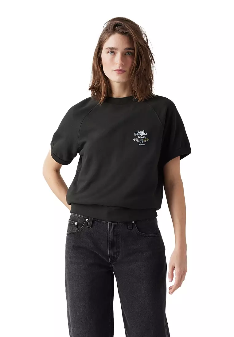 Jual Levi's Levi’s® Women’s Graphic Marina Short-Sleeve Crewneck ...