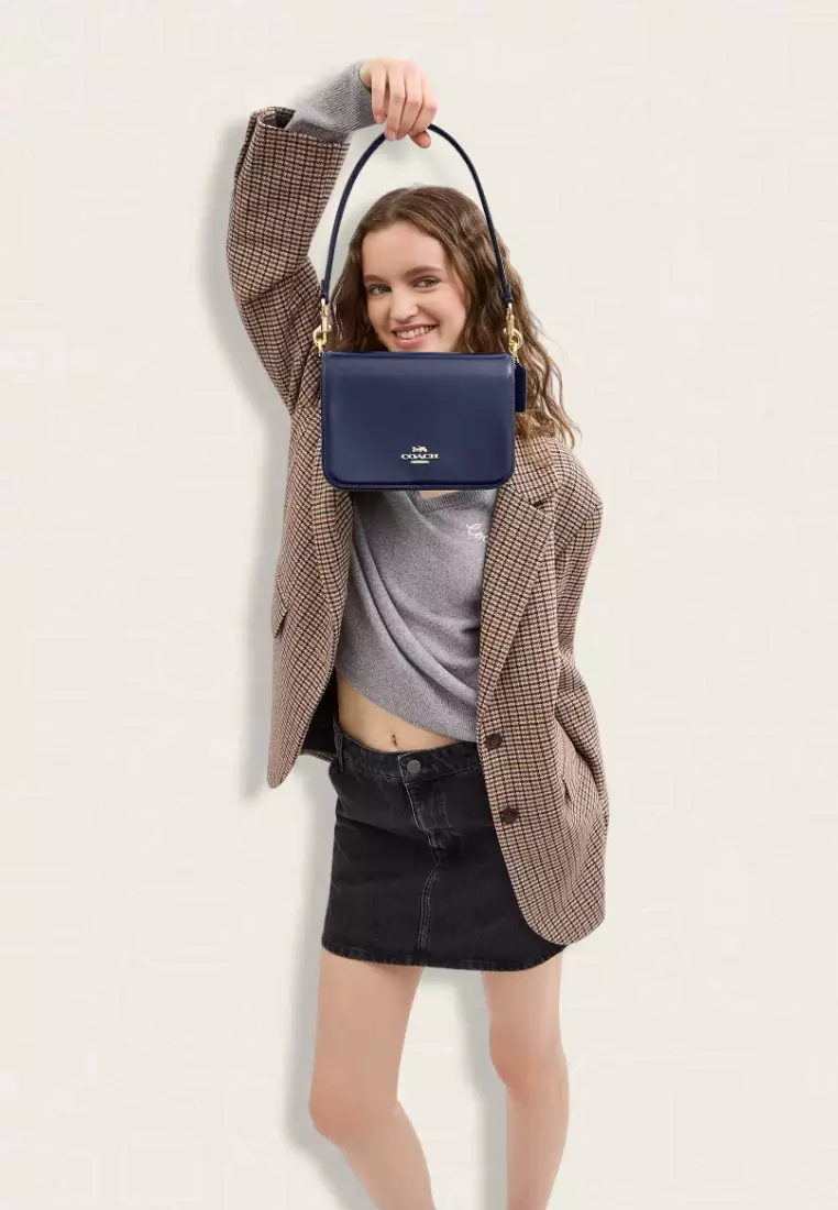 Jual Coach Coach Quinn Bag True Navy Original 2025 | ZALORA Indonesia