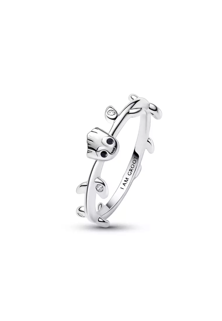 Buy PANDORA Pandora x Marvel Guardians of the Galaxy Groot Leaf Ring ...