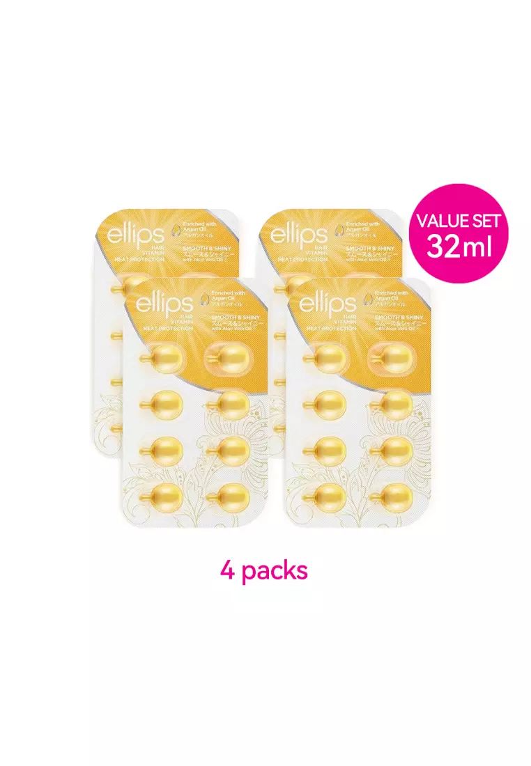 Buy ELLIPS Ellips Vitamin Smooth & Shiny Value Set (1ml x 32pcs) 2026 ...