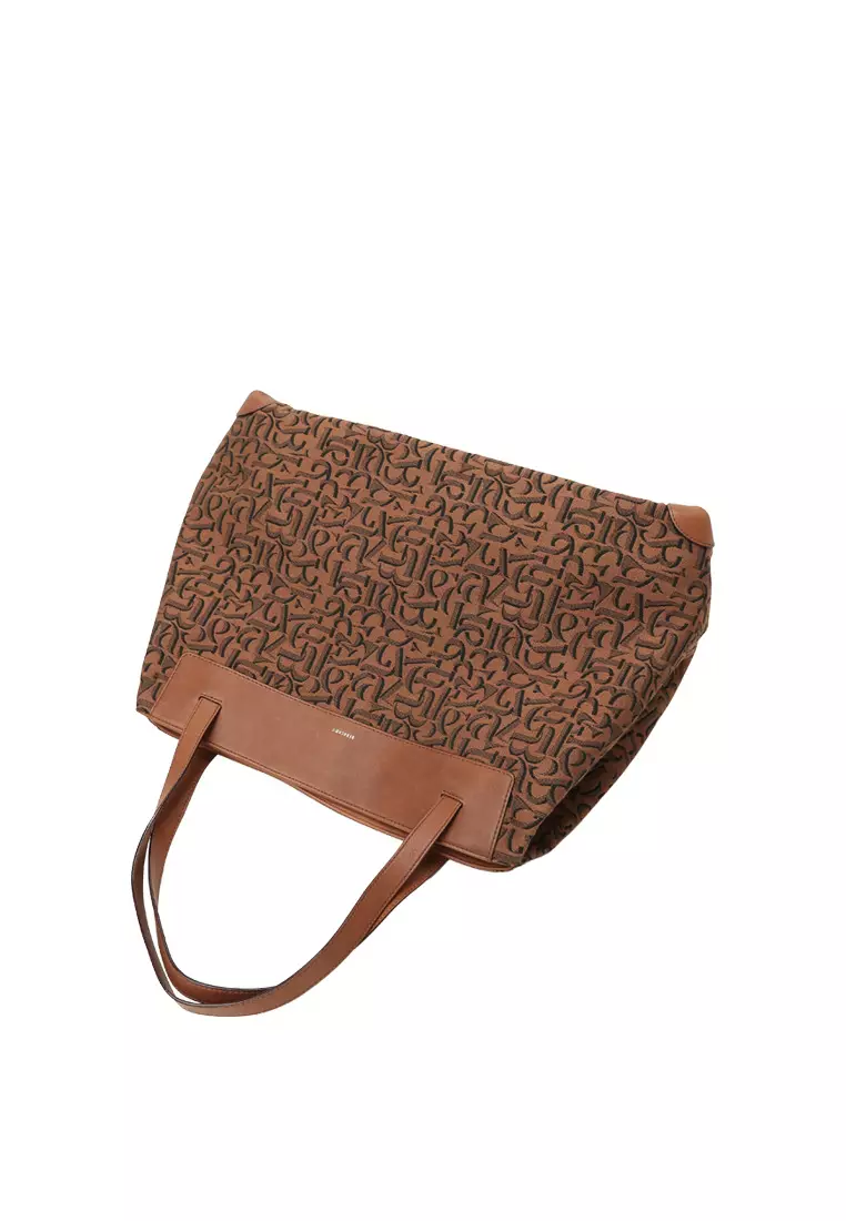 Buy BERACAMY Soft-Structured Trapezoidal Canvas Tote Bag Large ...
