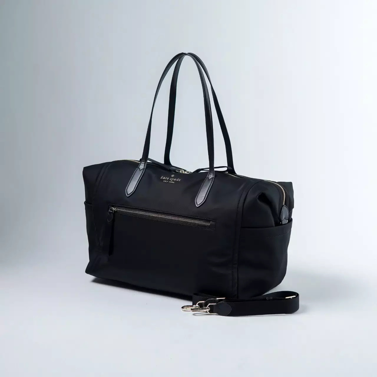 Jual Kate Spade Tas KATE SPADE GHW NYLON BLACK MULTI POCKET ZIP TOTE ...