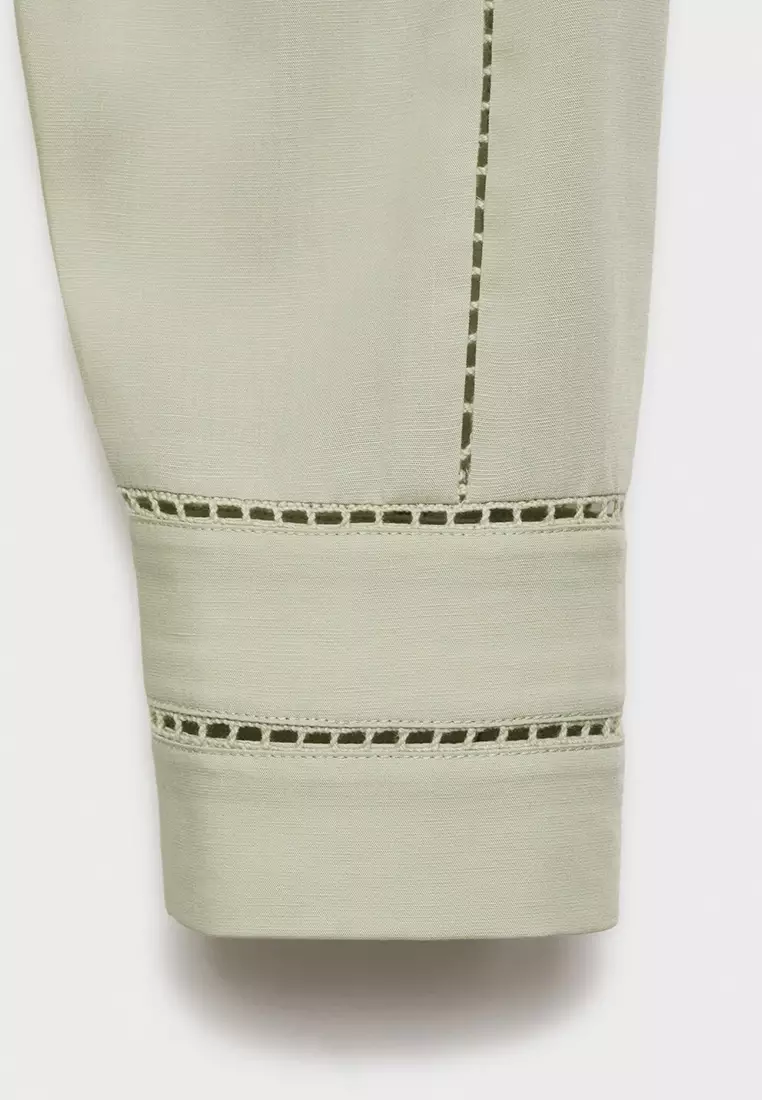 Buy Mango Blouse with Openwork Details Online | ZALORA Malaysia