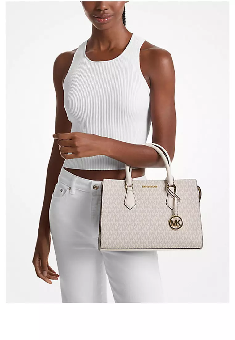 Buy MICHAEL KORS Sheila Medium Logo Satchel Online | ZALORA Malaysia