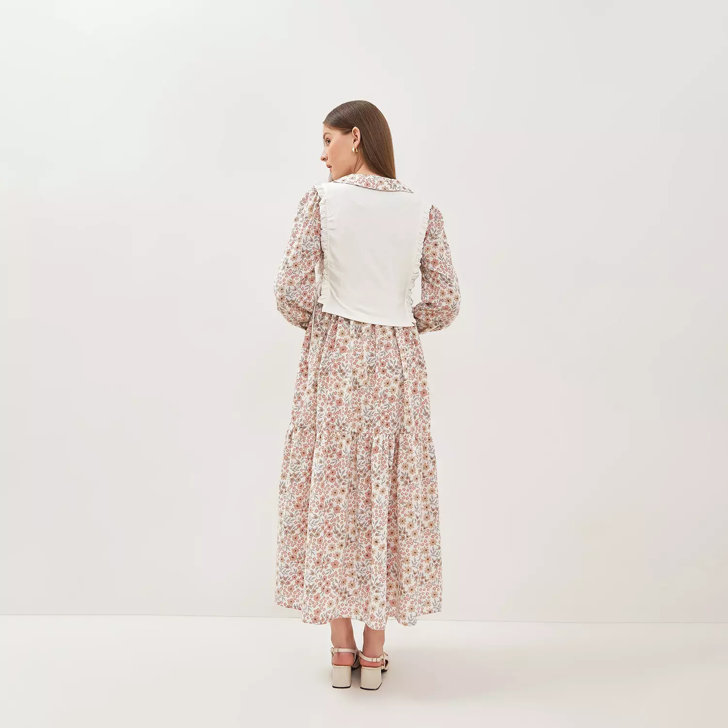 Jual Graphis GRAPHIS Set Floral Maxi Dress With Vest Original 2025 ...