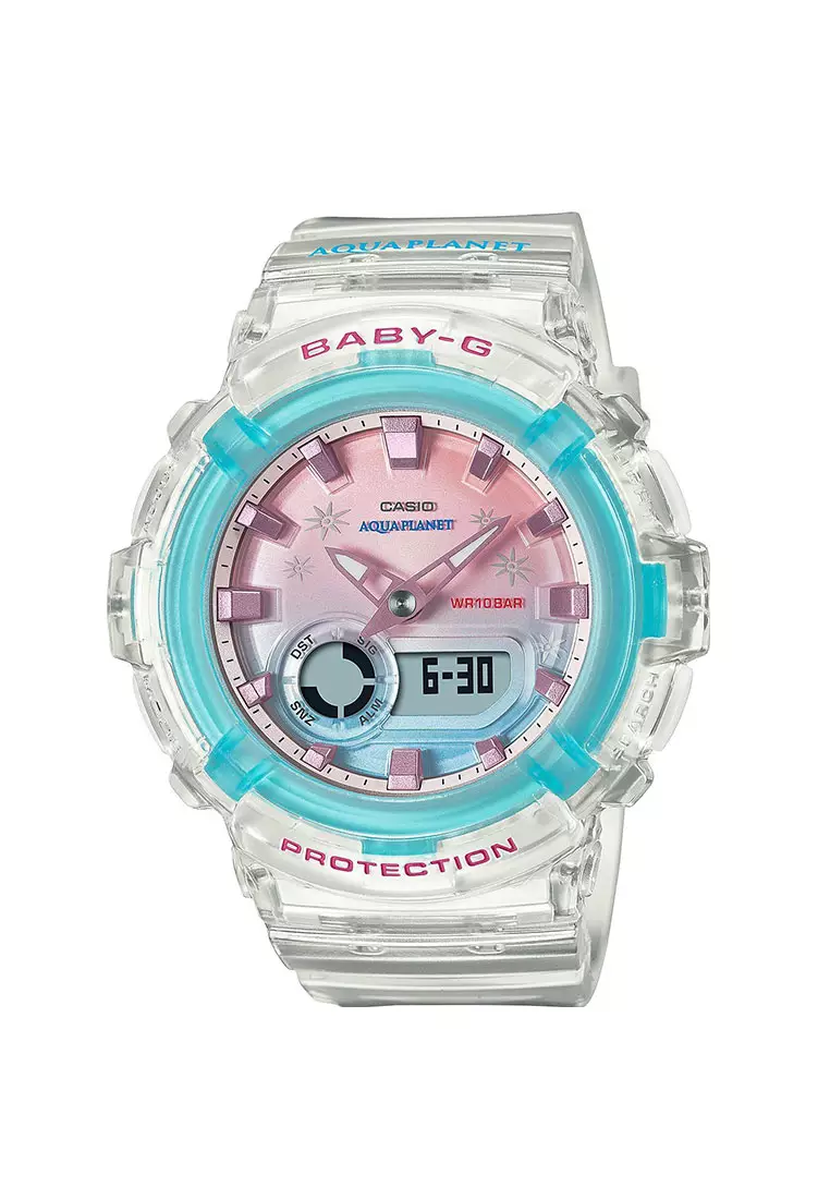 Jual Baby-G Casio BABY-G Jam Tangan Wanita - White Transparent Blue ...