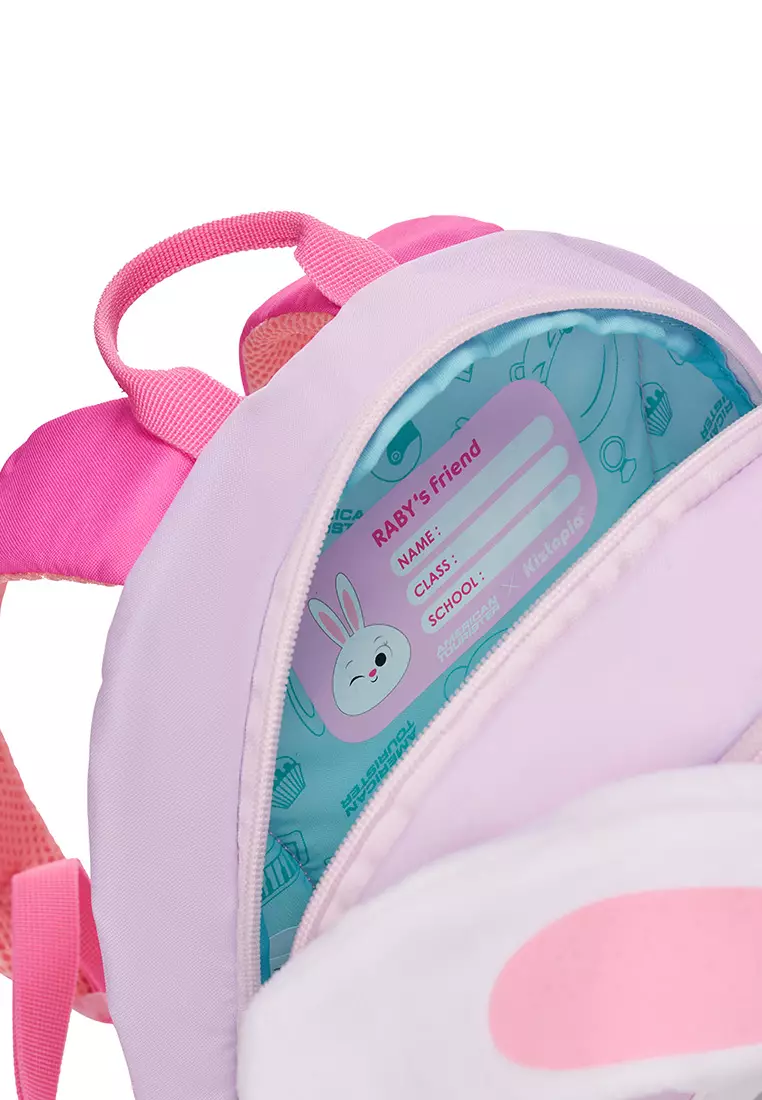 Buy American Tourister KIZTOPIA BACKPACK (RABBIT) - WHITE/PINK Online ...
