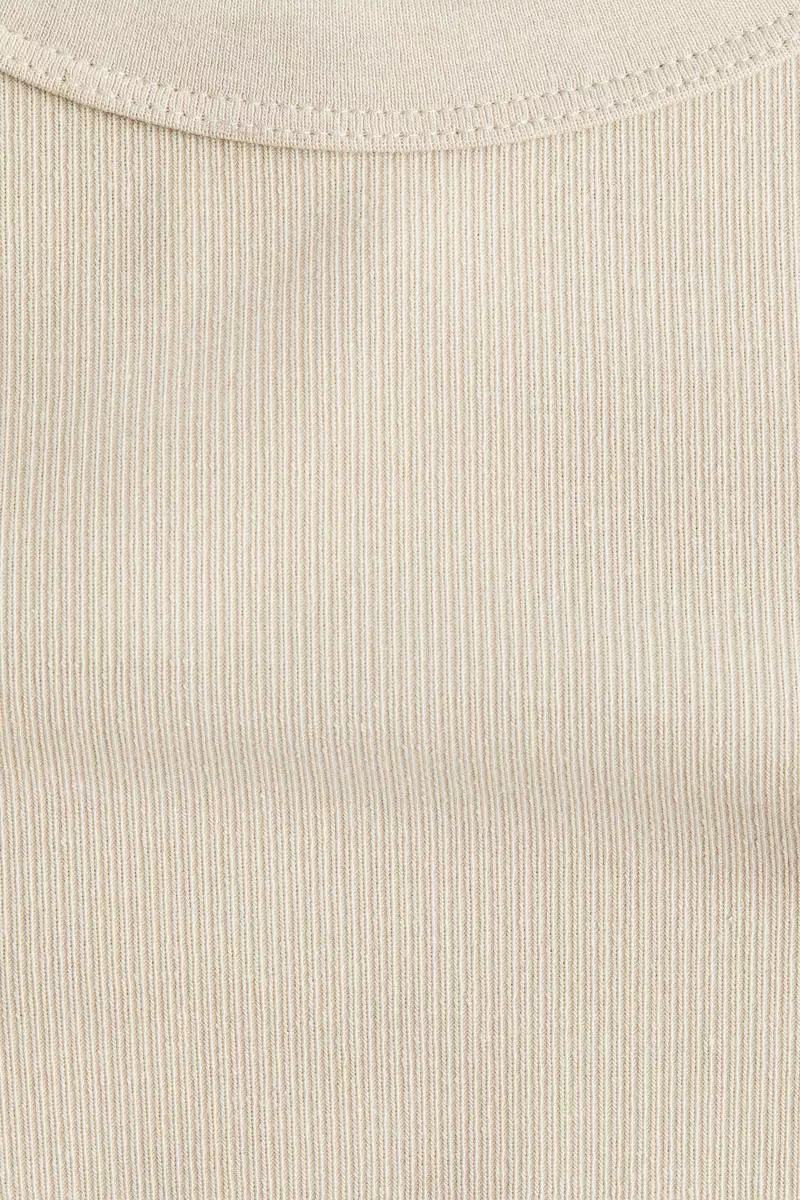 Buy H&M Ribbed top 2025 Online | ZALORA