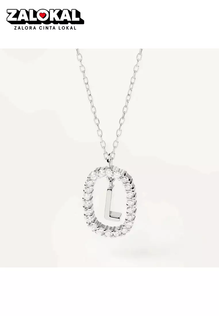 Jual Andall Studios ANDALL - Alphabet Necklace A - L 925 Sterling ...